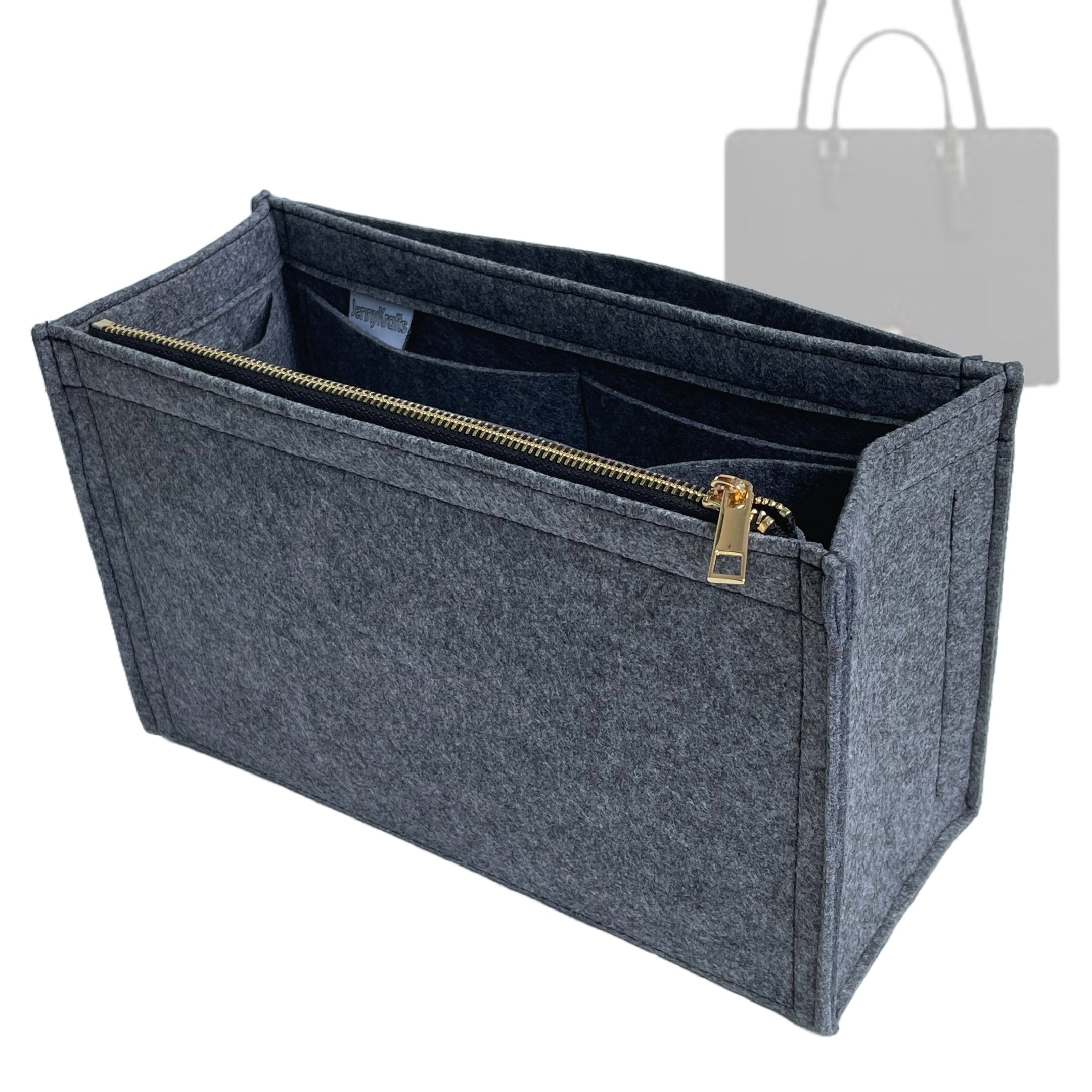 Organizer for [Maggie Tote Bag, Coach] Tote Purse Bag Insert Organiser Liner Shaper (Felt ...