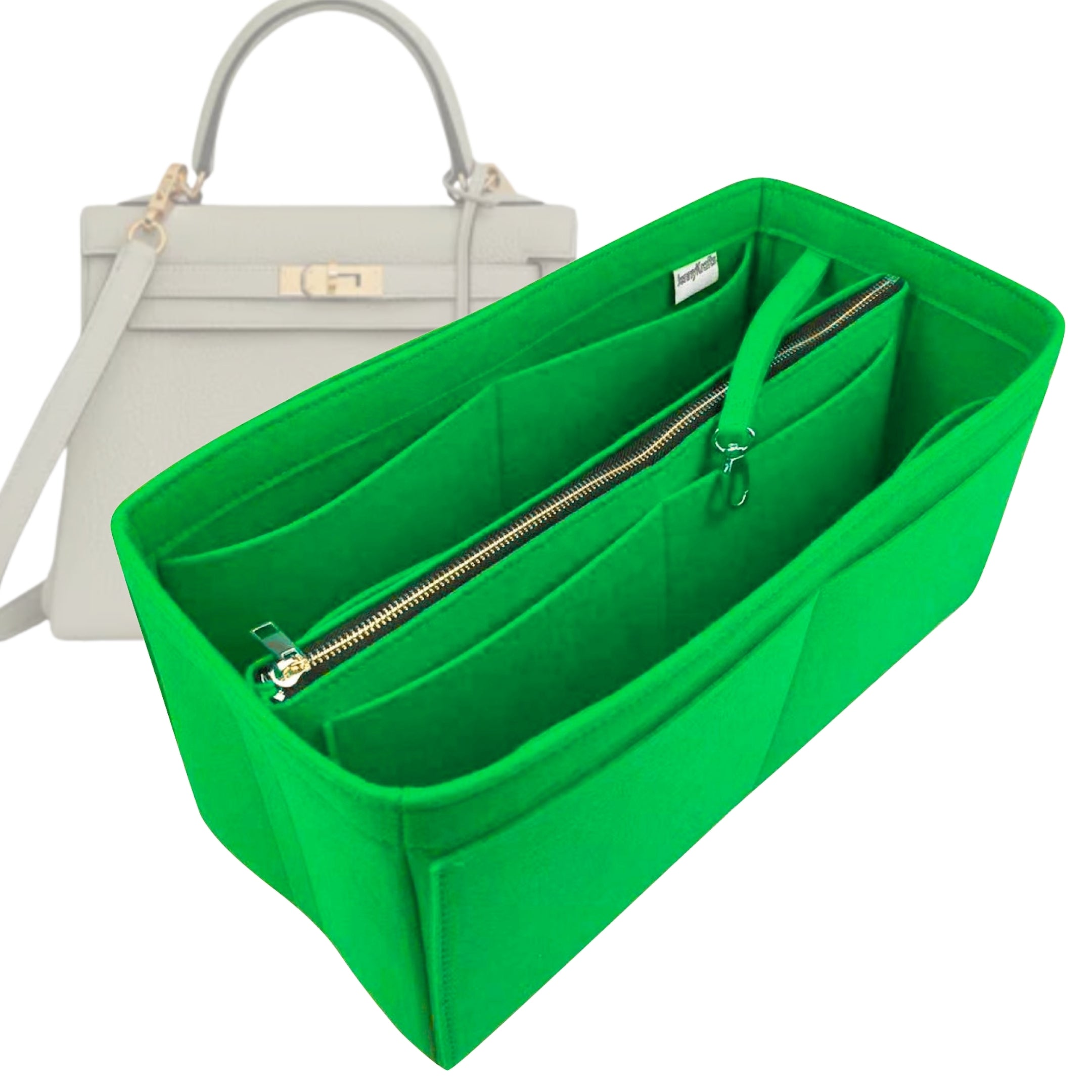 Organizer for [Kelly 25, Hermes] Tote Purse Bag Insert Liner Shaper ...