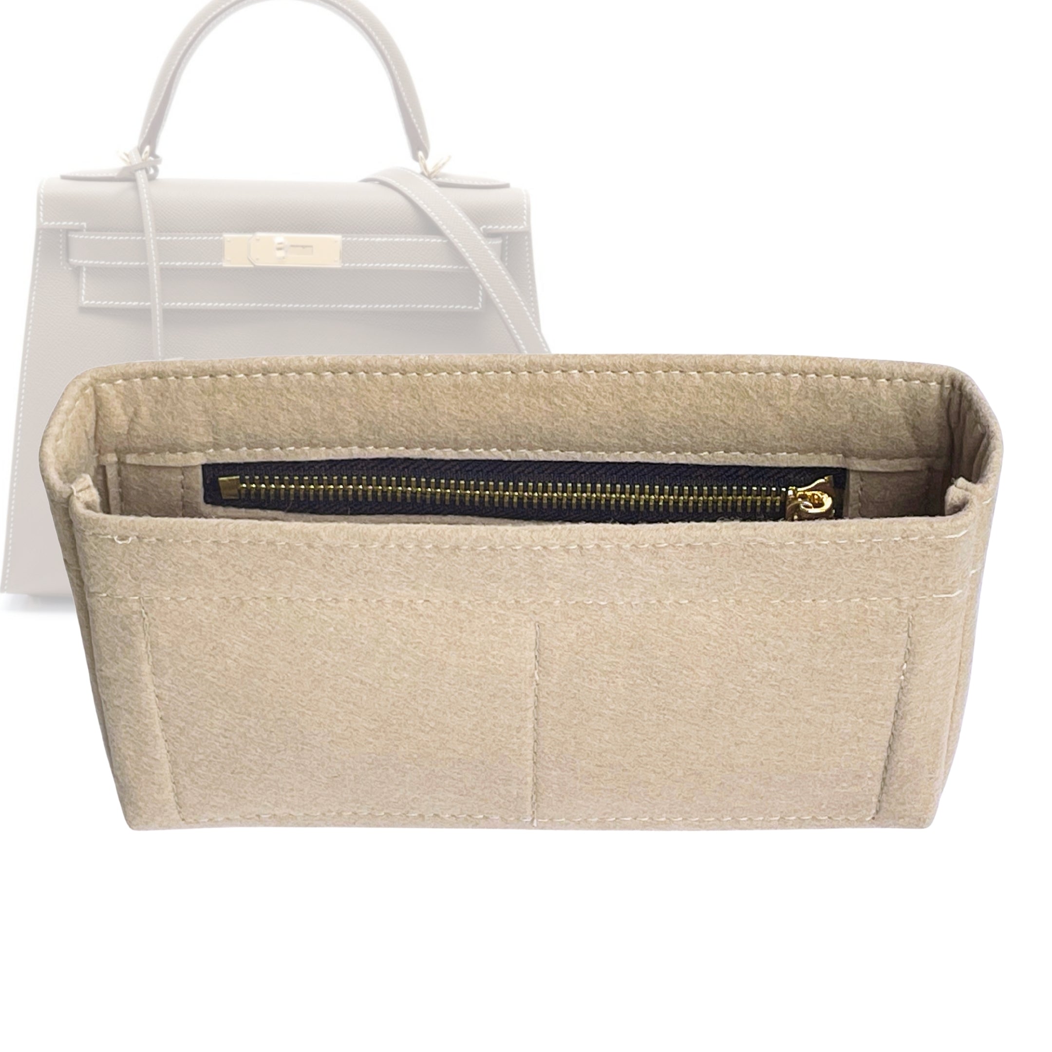 Organizer for [Kelly Pochette 22, Hermes] Tote Purse Bag Insert Liner ...