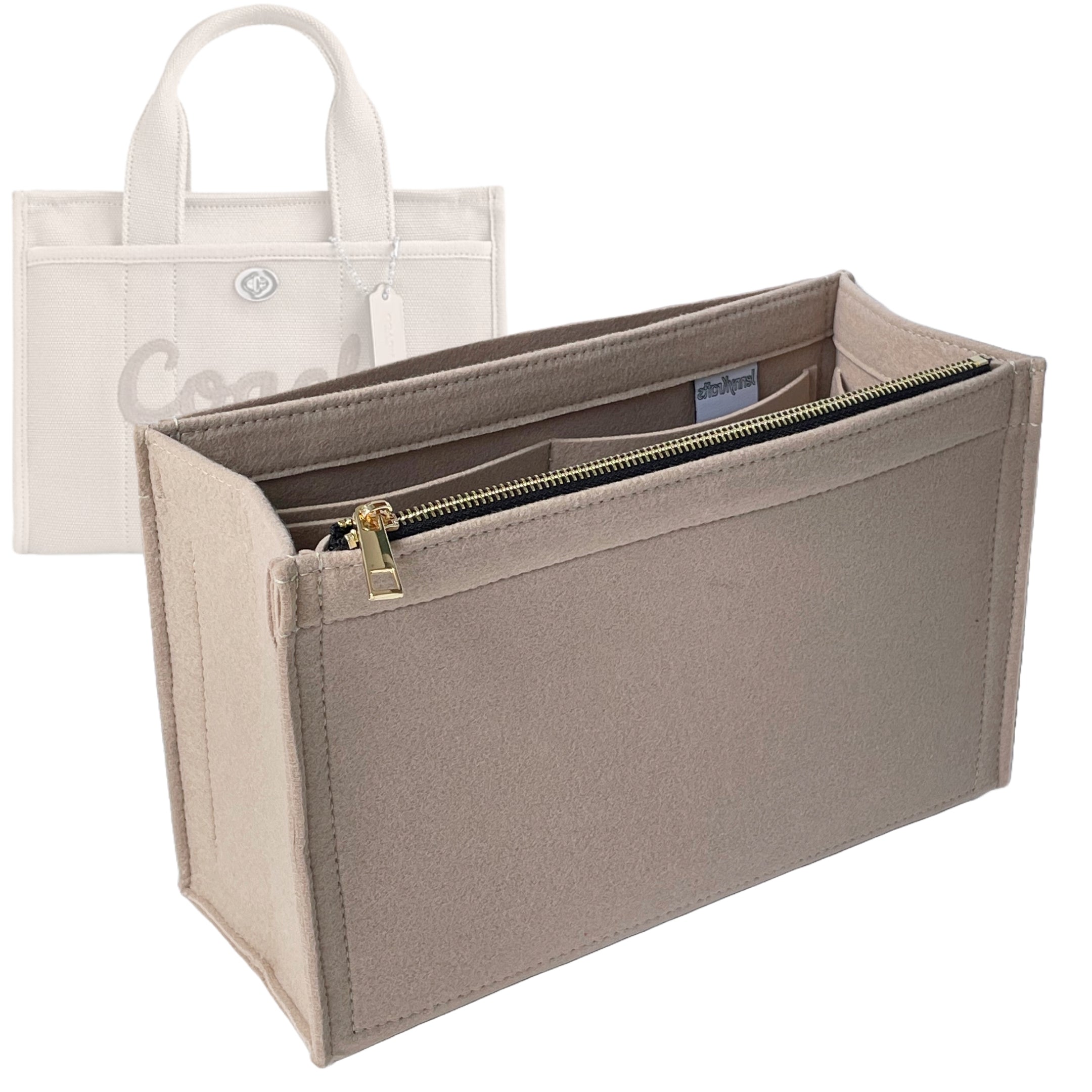 Organizer for [Cargo Tote 26cm, Coach] Tote Purse Bag Insert Organiser ...