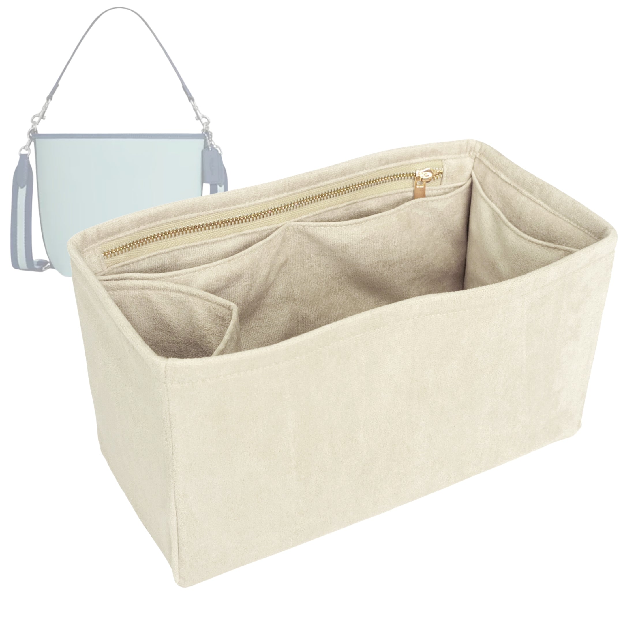 Organizer for [City Bucket Bag, Coach] Tote Purse Bag Insert Organiser ...